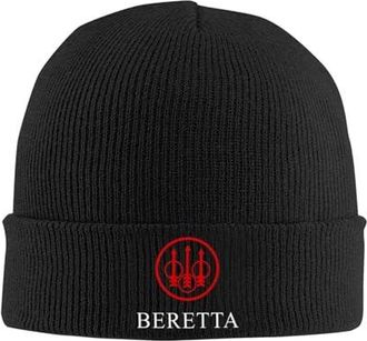 Generic Chapeau Homme, Symbole Rouge &agrave; lint&eacute;rieur du Cadre Cercle, Masque Unisexe pour Femmes, Bonnet &agrave; Pullover, Hiver Chaud Thermique pour No&euml;l en Plein air