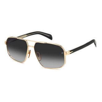 David Beckham Db 7102/s RHL/9O GOLD BLACK Sunglasses Men Metall, Standard, 61