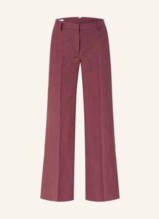 Grasegger Marlenehose Gertrude Aus Leinen rot
