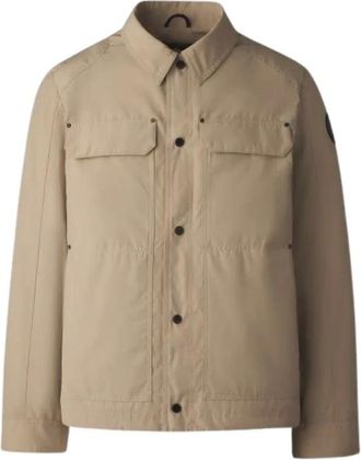Canada Goose Homme, Vestes, Beige, Taille: 2XL Burnaby Chore Coat