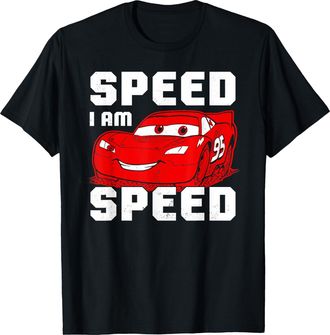 Disney Pixar Cars McQueen SPEED I AM SPEED Grafik-T-Shirt T-Shirt