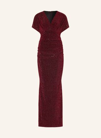 Talbot Runhof Talbot Runhof Abendkleid Aus Jersey Mit Schmucksteinen pink
