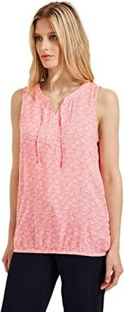 Cecil B343978 Top Chemisier imprimé, Rose, L Femme