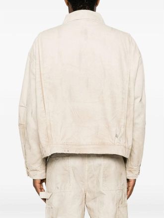 Cole Buxton Cotton Twill Jacket - Beige