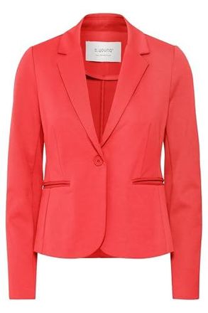 b.young Veste de costume Rizetta Blazer pour femme, Poinsettia (171654), 46