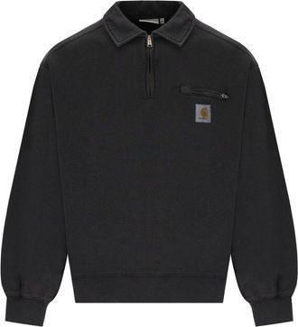 Carhartt Work in Progress SWEAT-SHIRT DETROIT HALF ZIP NOIR CARHARTT WIP