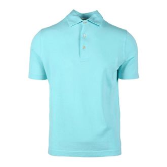 FILIPPO DE LAURENTIIS Baumwoll-Polo - - Tops - Herren - Blau - 2XL