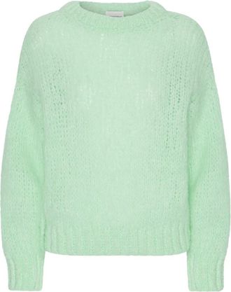 Americandreams Americandreams, Femme, Pulls, Vert, Taille: 40 FR Leonnie Alpaca Pullover