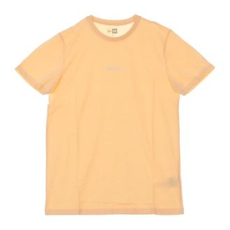 New Era Homme, Tops, Orange, Taille: M Essential Tee en P&ecirc;che/Blanc