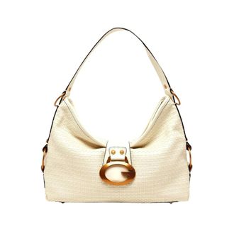 Guess Sac bandouli&egrave;re Camden - Femme - Sacs - Blanc - Taille: ONE Size