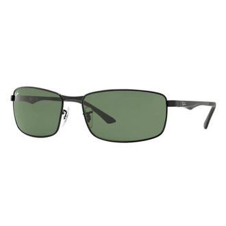 Ray-Ban Lunettes de soleil rectangulaires - Homme - Accessoires - Noir - Taille: 61 MM