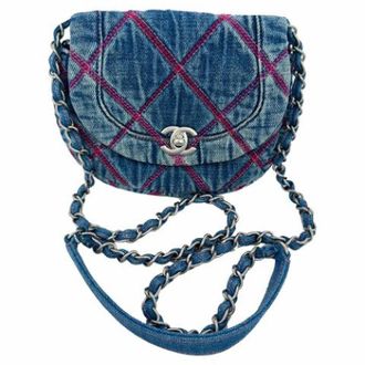 Chanel Pre-owned Coco Beach Mini Crossbody Bag - - Pre-owned - Damen - Blau - ONE SIZE