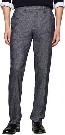 Tommy Hilfiger Pantalon Homme Pantalon de Costume, Bleu (Desert Sky), 31W/34L