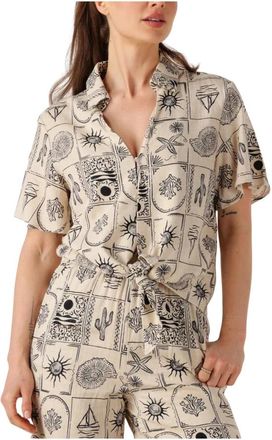 Object Object, Damen, Blusen & Hemden, Beige, XLGr&ouml;&szlig;e