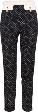 Elisabetta Franchi Femme, Pantalons, Multicolore, Taille: 40 FR Slim-fit Pantalons