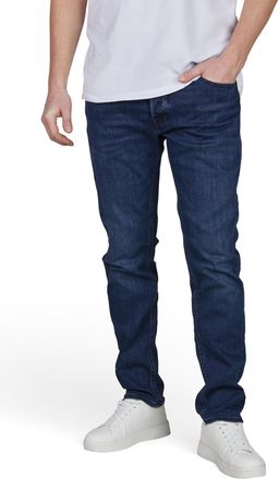 Jack & Jones Jeans Herren Stretch Slim Fit JJIGLENN Jeanshose Hose Denim, Länge:36L, Farbe:Black (CB 146), Weite:34W