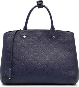 Louis Vuitton Pre-owned Montaigne MM - - Pre-owned - Damen - Blau - ONE SIZE