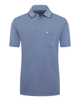 Ragman Pflegeleichtes Poloshirt mit Brusttasche und 3D-Print in