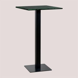 Sklum Sklum - Table Haute de Bar Carr&eacute;e en Marbre Livanto