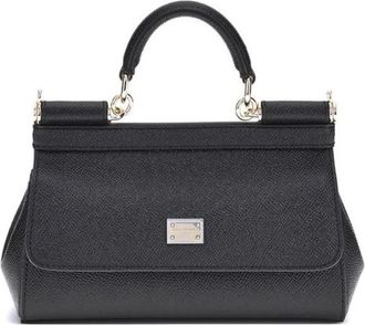 Dolce & Gabbana Sac &agrave; main Sicily petit mod&egrave;le - Femme - Sacs - Noir - Taille: ONE Size