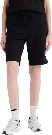 DeFacto Damen Bermuda Jeans Shorts - Hosen Stretch Shorts Jeanshose Black 3XL
