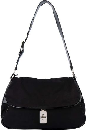Prada Crossbody Bags - Prada Black Nylon Triangle Shoulder Bag - Gr. unisize - in Schwarz - für Damen