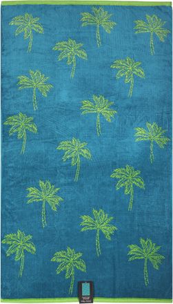 jilda-tex Strandtuch 90x180 cm Badetuch Strandlaken Handtuch 100% Baumwolle Velours Frottier Pflegeleicht (Palm Springs)