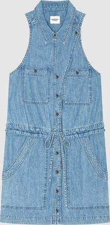 Isabel Marant Robe Courte Ines Blue