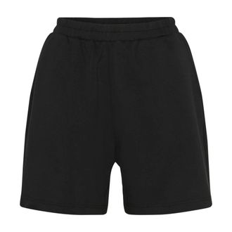 Kaffe Schwarze Tiefe Jersey Shorts - - Shorts - Damen - Schwarzk - XS