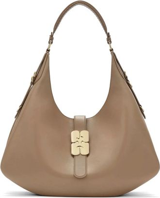 Ganni Femme, Sacs, Brun, Taille: ONE Size Grand sac port&eacute; &eacute;paule Kat