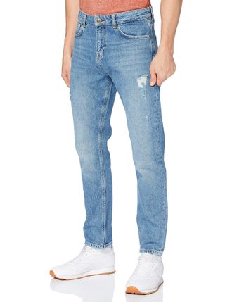 Lee Cooper Herren Tom Tapered Fit Jeans, Light Blue, W30/L34