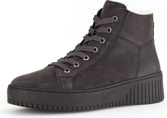 Gabor Damen Schnürstiefeletten, Frauen Schnürboots,Wechselfußbett,Best Fitting,Warmfutter,Booties,halbstiefel,Pepper (schwarz),41 EU / 7.5 UK