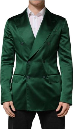 Dolce & Gabbana Homme, Vestes, Vert, Taille: M Blazers