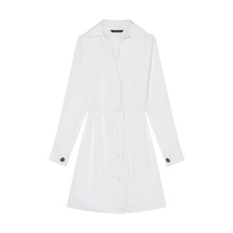 A|X Armani Exchange Hemdkleid - - Dresses - Damen - Wei&szlig; - XS