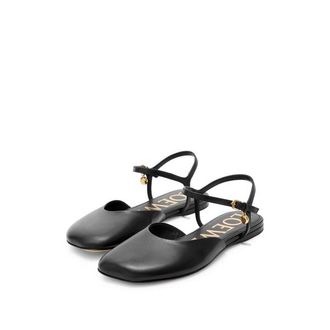 Loewe Ballerine &agrave; bride cheville Toy en cuir dagneau