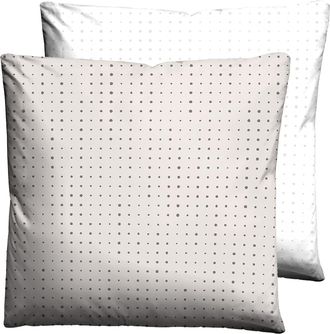 Biberna 0636047 Mix & Match Kopfkissenbezug Mako-Baumwoll-Satin 1x 40x40 cm, taupe