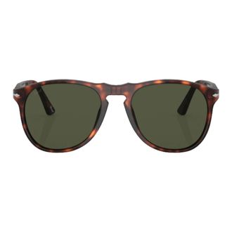 Persol Homme, Accessoires, Brun, Taille: 55 MM Lunettes de soleil iconiques avec verres verts