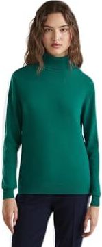 Benetton Maillot de Cyclisme M/L 1002d2348 Sweater, Vert, XS Femme