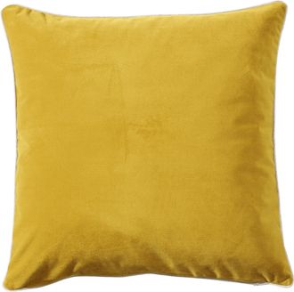 Pichler MELVA_K041/041_SF kuschelig und trendig - Kissenh&uuml;lle 41 x 41 cm senfgelb