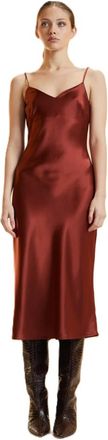 Cynthia Rowley Femme, Robes, Orange, Taille: 38 FR Garbo Slip Dress