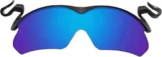 Generic Clip Lunettes de soleil de sport polaris&eacute;es avec visi&egrave;re r&eacute;glable bleu, protection solaire &agrave; clip pour activit&eacute;s ext&eacute;rieures