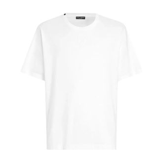 Dolce & Gabbana Homme, Tops, Blanc, Taille: S T-Shirt Blanc Optique G8Pn9Z G7O4E
