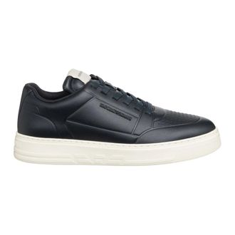 Emporio Armani Homme, Chaussures, Bleu, Taille: 40 EU Baskets &agrave; lacets unies