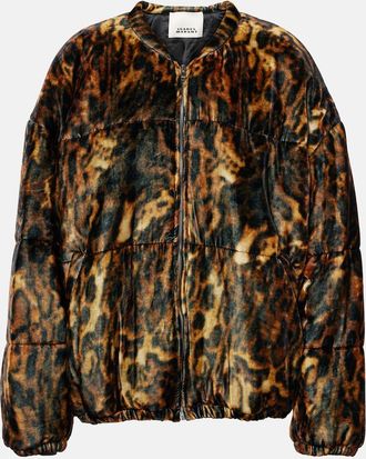 Isabel Marant Bedruckte Bomberjacke Delima