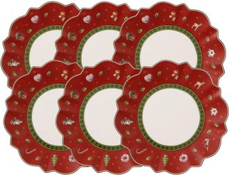 Villeroy & Boch Toys Delight Brotteller rot 17 cm Set6