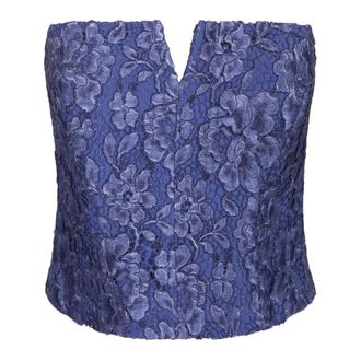 Federica Tosi Damen, Oberteile, Blau, MGr&ouml;&szlig;e