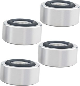 Angoily 4st&uuml;cke Lautsprecher Isolation Pad Lautsprecher Boden Protector Plattenspieler Isolation Plattform Aluminiumlegierungsmaterial Vibrationen Reduzieren 