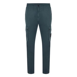 Stone Island Pantalon cargo - Homme - Pantalons - Bleu - Taille: W33