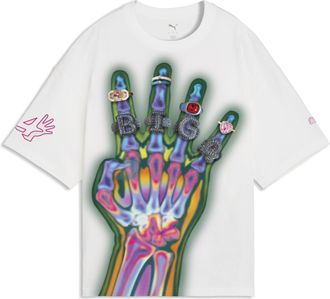 Puma Flaujae Graphic T-Shirt Oversized Unisex, Accessoires, Wei&Atilde;Y, XL