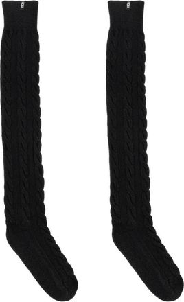 UGG Ugg, Femme, Sous-vêtements, Noir, Taille: S/M Zanika Chaussettes montantes torsadées
